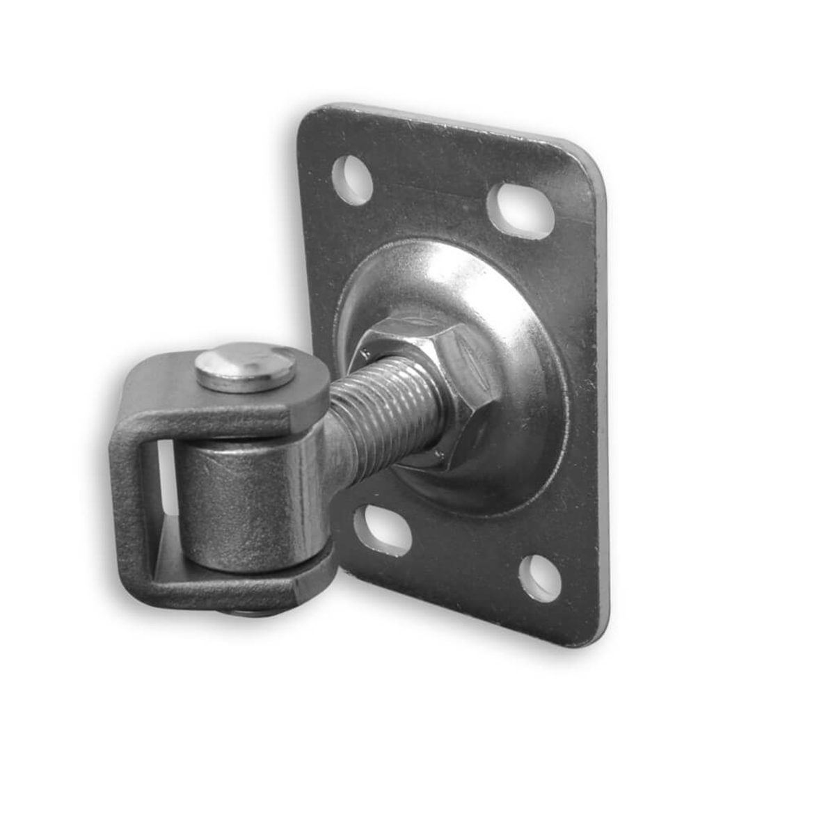 Balama reglabilă cu placă de fixare pentru porți batante - 100x75MM (6